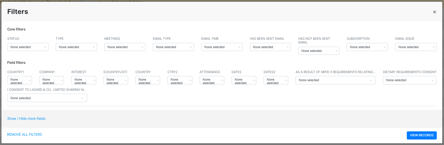 Guest List and Quick Actions – Eventogy Help Centre