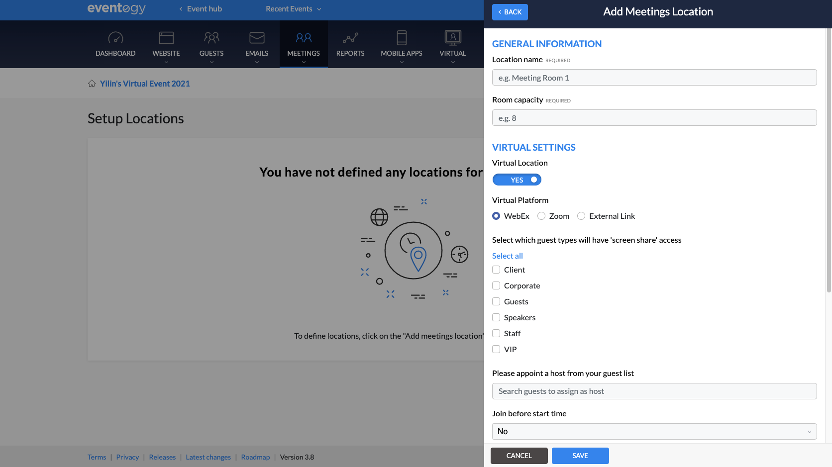 Virtual Meetings – Eventogy Help Centre