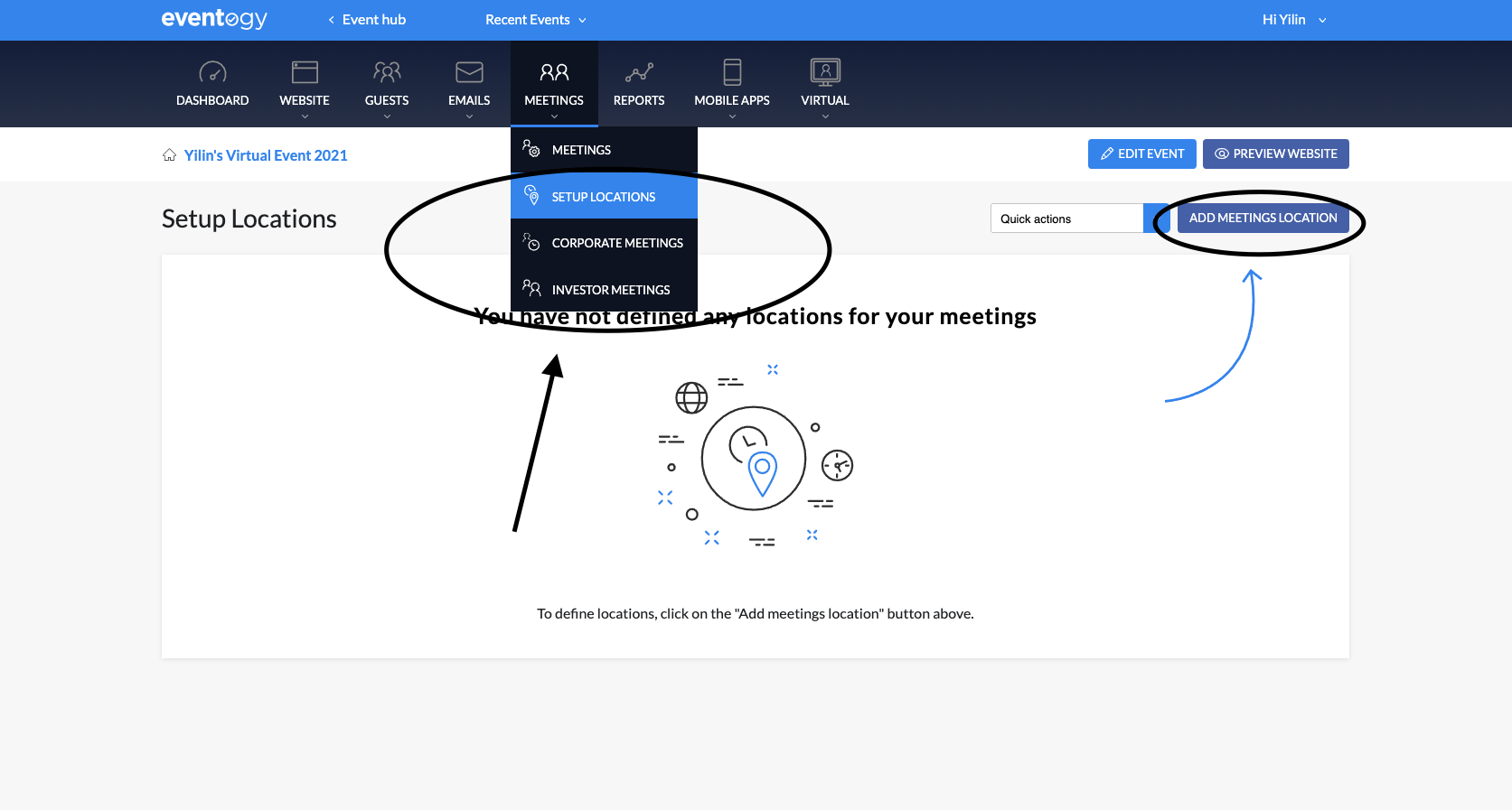 Virtual Meetings – Eventogy Help Centre