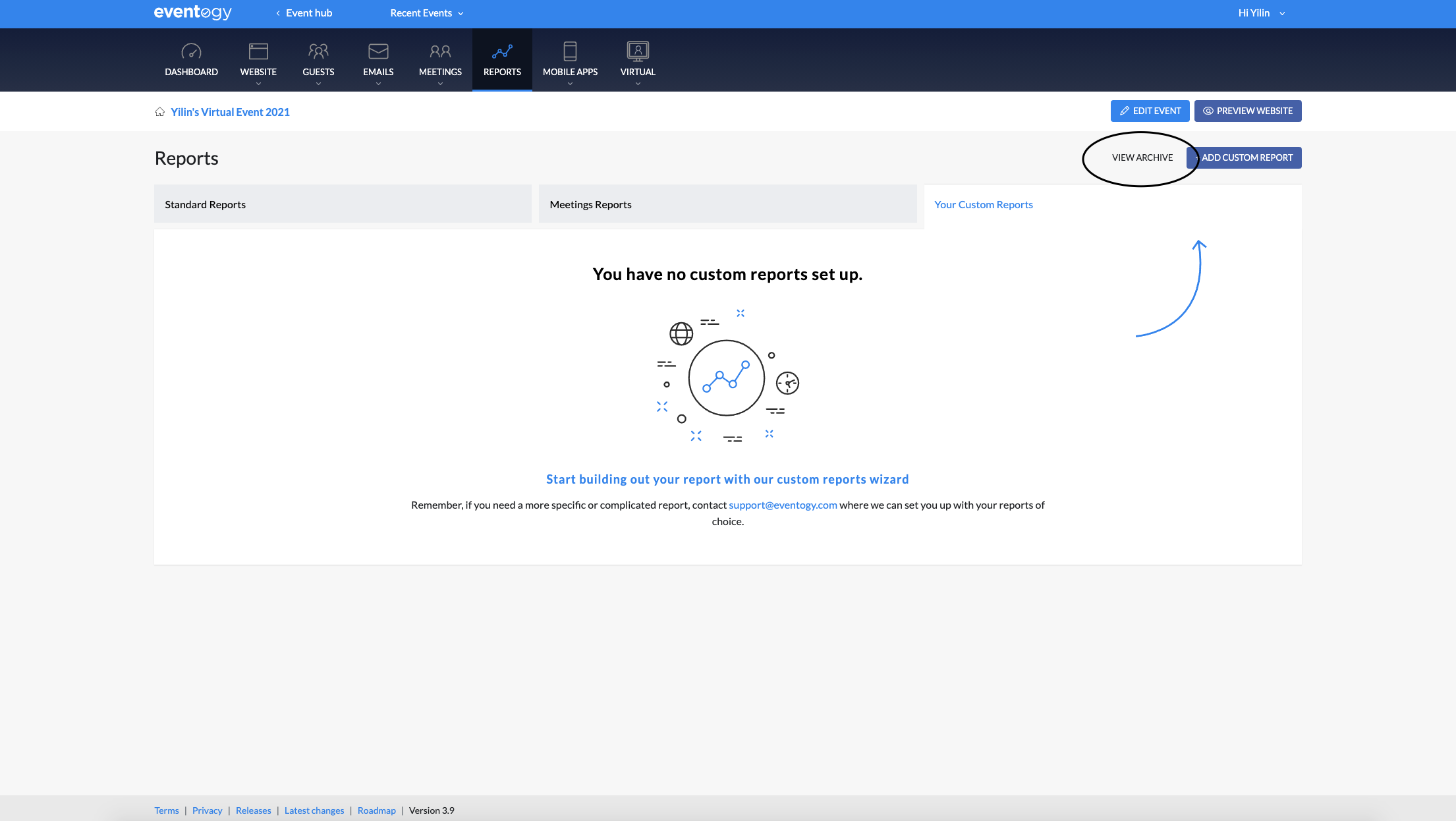 Event Reports – Eventogy Help Centre