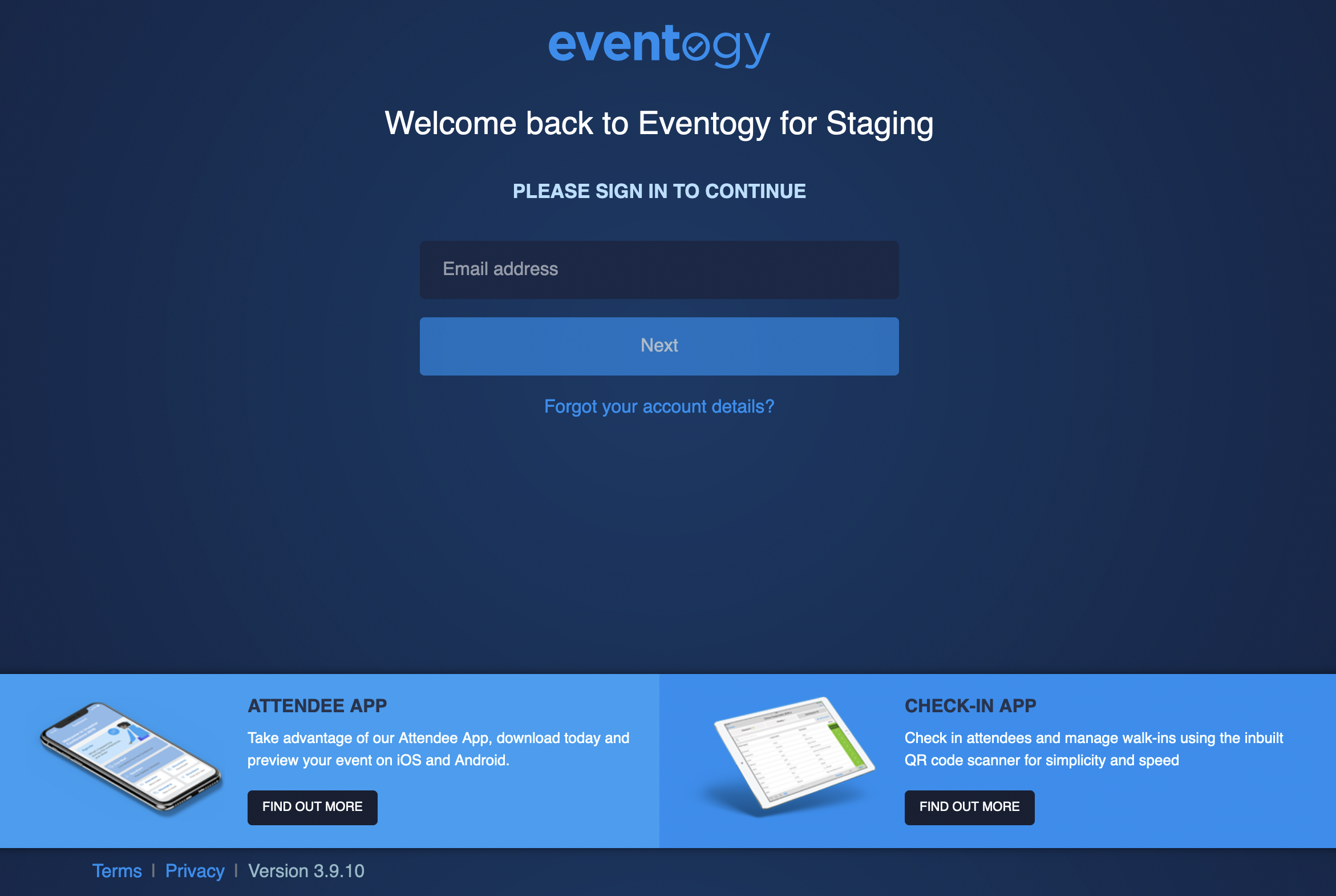 Logging in for the First Time – Eventogy Help Centre