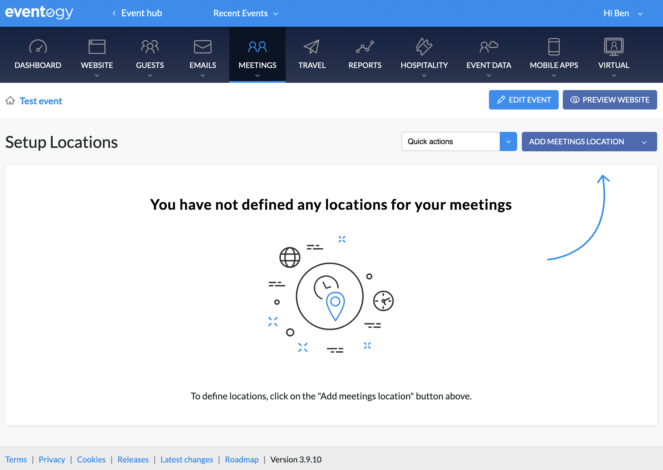 Set up Locations – Eventogy Help Centre