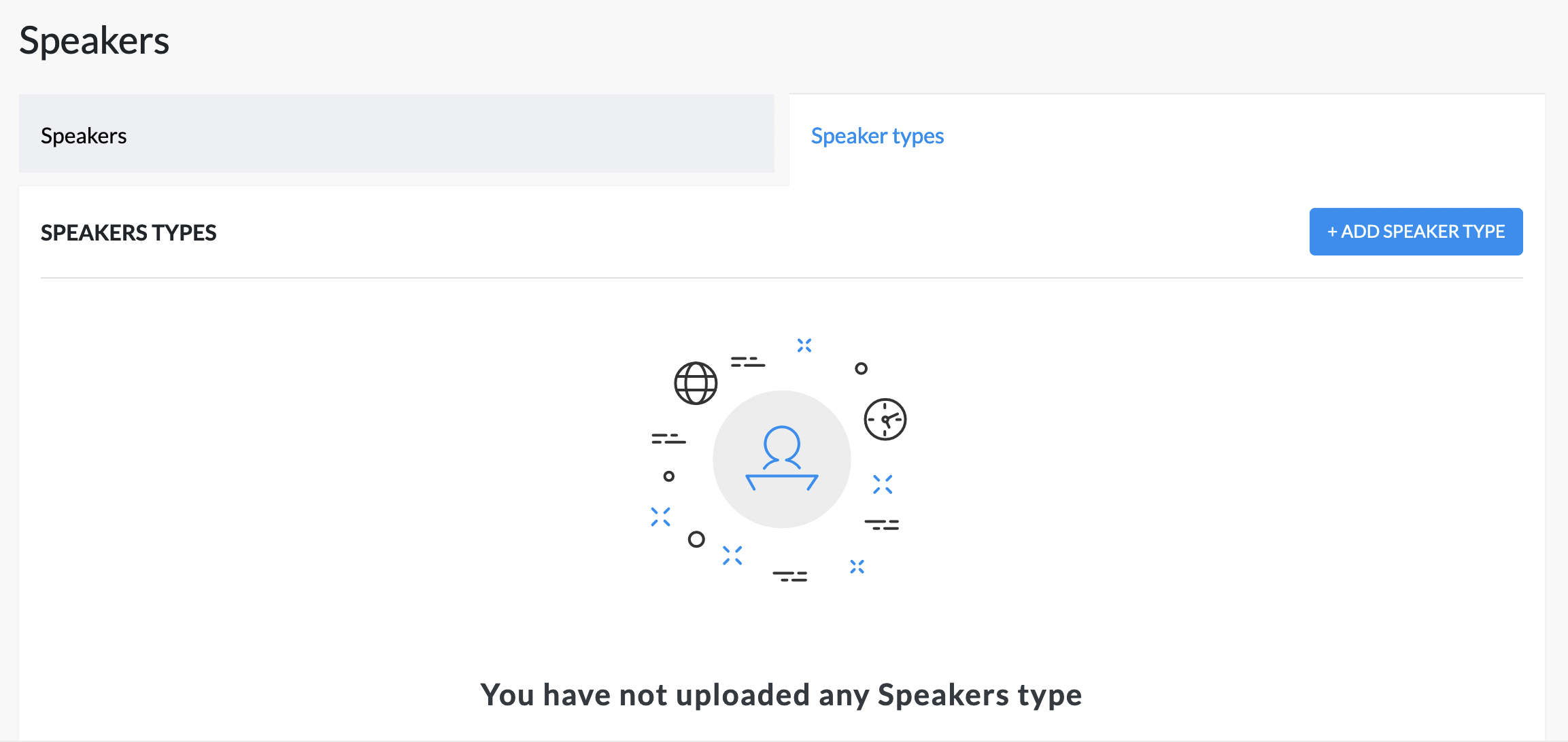 Speaker Types – Eventogy Help Centre